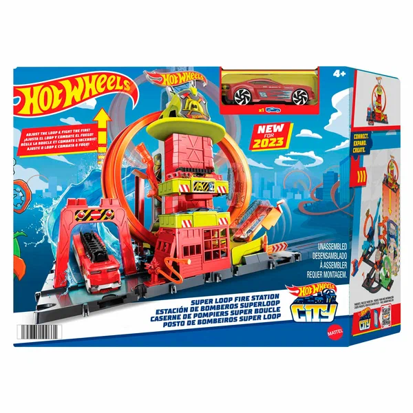 Hot Wheels Трюки на пожарной станции Сити от хобби-маркета "ZIGZAG"